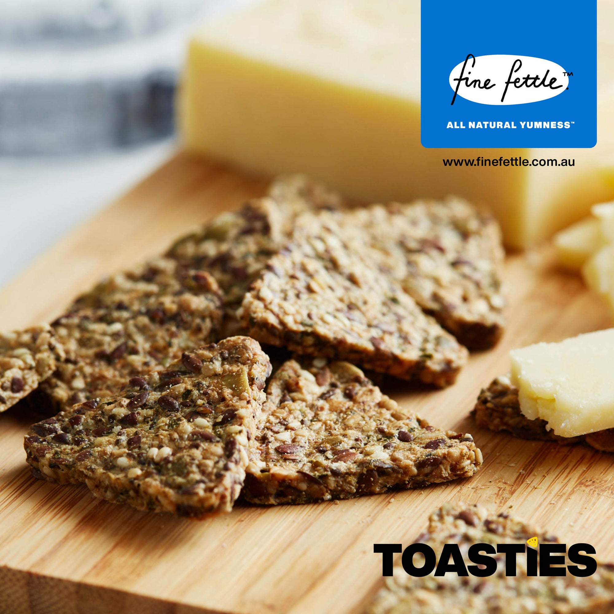 Toasted Chive Crackers (Keto, Paleo & Gluten-Free) Australia | Fine Fettle